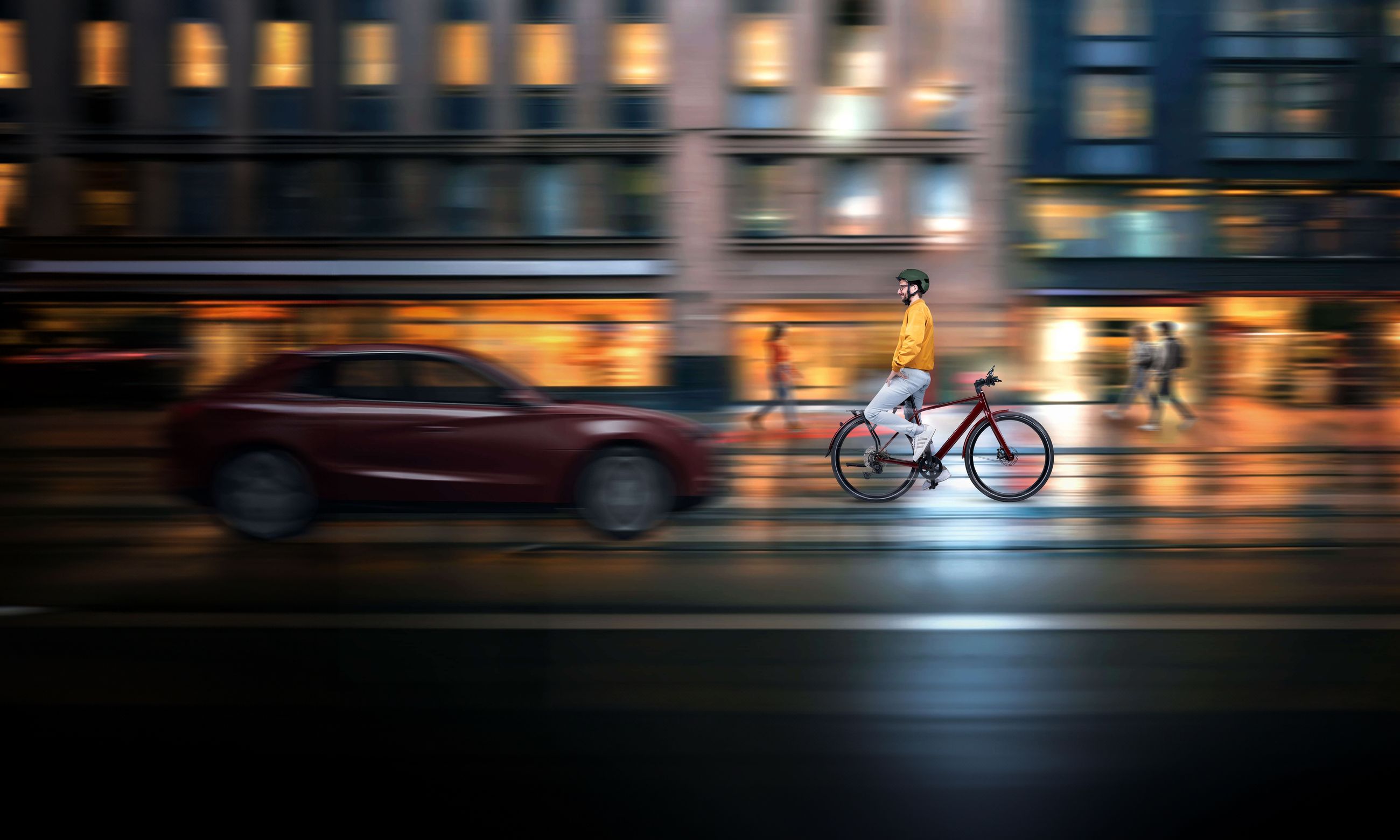 RS 1000: Digital bicycle rear-view mirror with dashcam | ALPS ALPINE