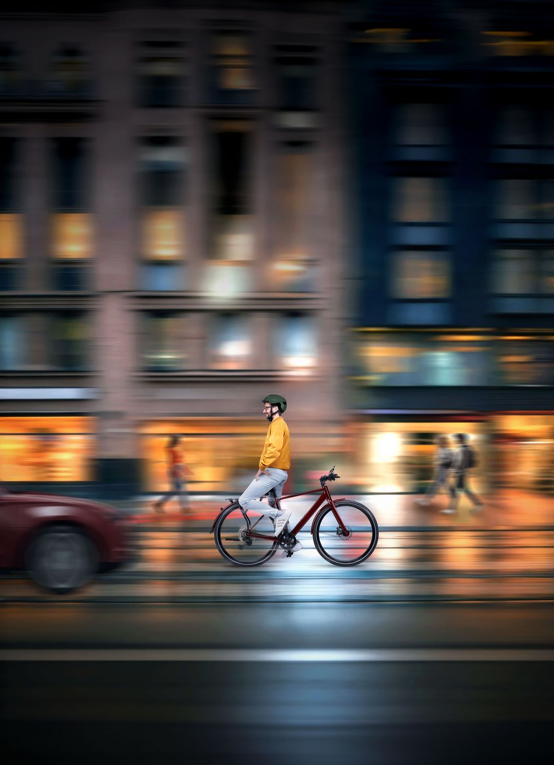 RS 1000: Digital bicycle rear-view mirror with dashcam | ALPS ALPINE